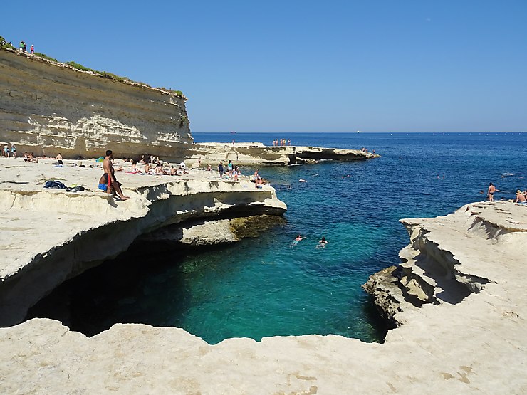 St Peter's Pool : Marsaxlokk : Sud de Malte : Île de Malte : Malte ...