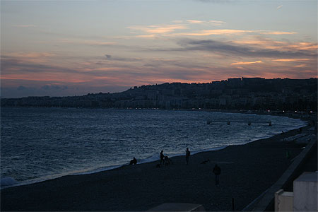 Coucher de soleil sur la 'promenade' : Plages : Mer : Coucher de soleil ...