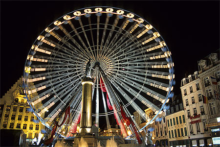 Grande roue, Grand'Place, Lille : Nuit : Grand-Place : Lille : Routard.com