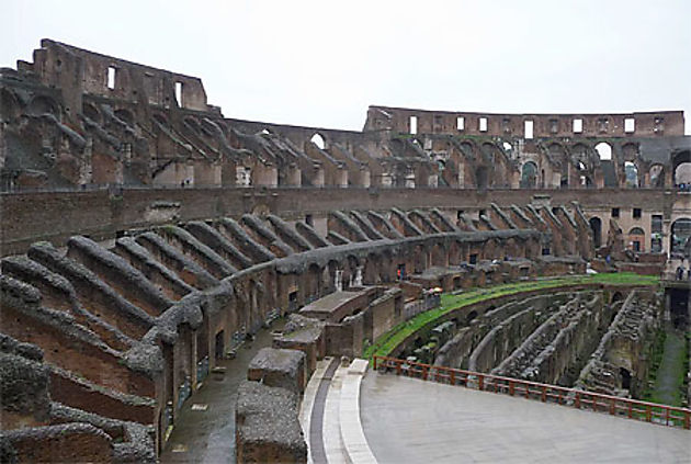 Colisée intérieur ... : Colisée (Colosseo) : Rome antique : Rome ...