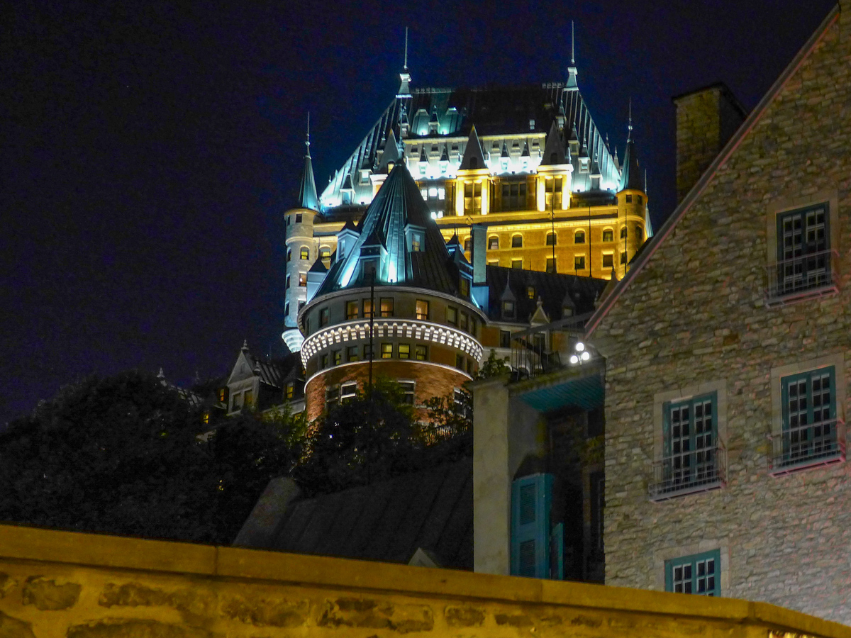 Château Frontenac à minuit : Châteaux : Château Frontenac : Québec ...