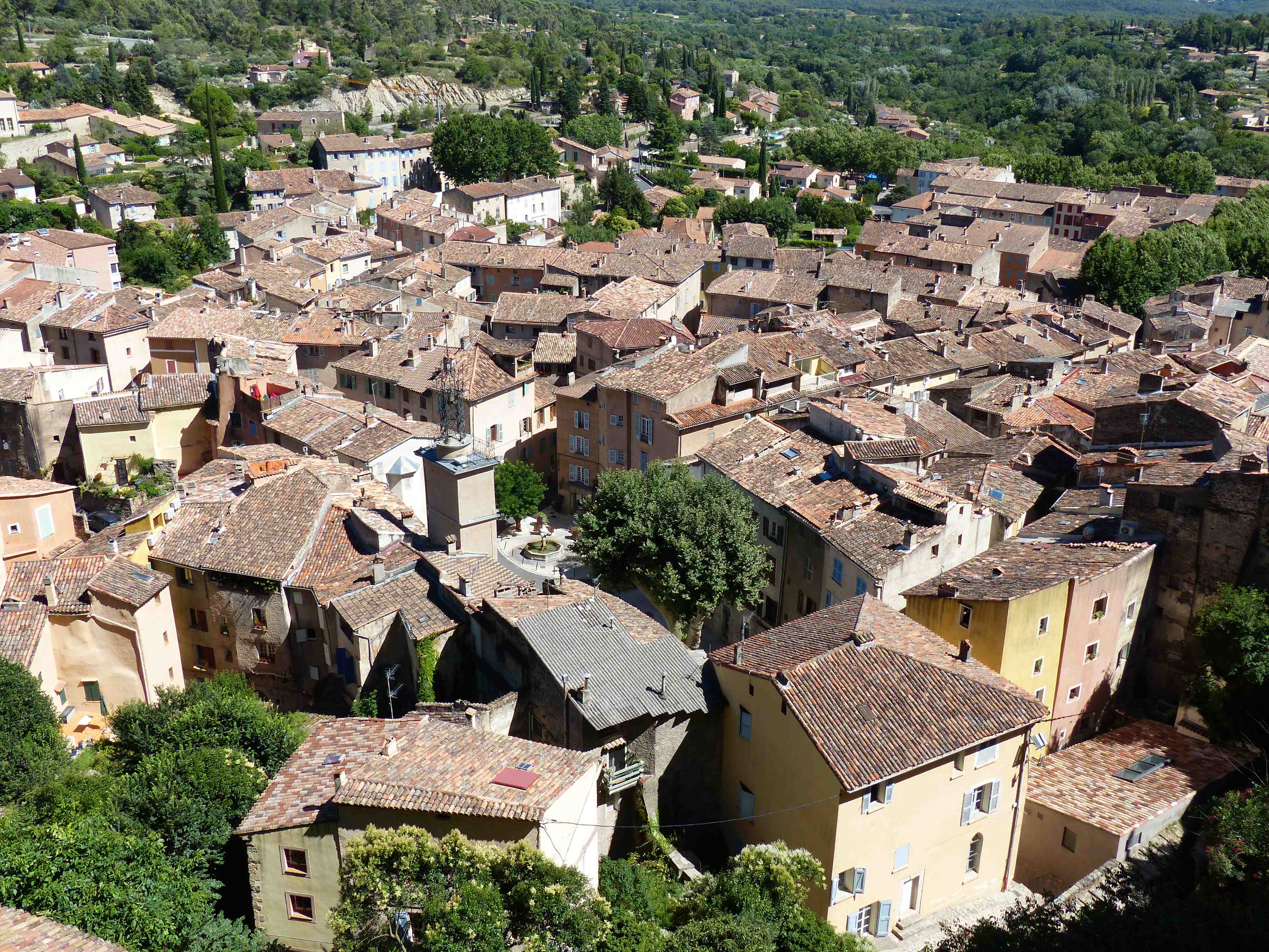 Toits de Cotignac : Village : Cotignac : Var : Côte d'Azur : Routard.com