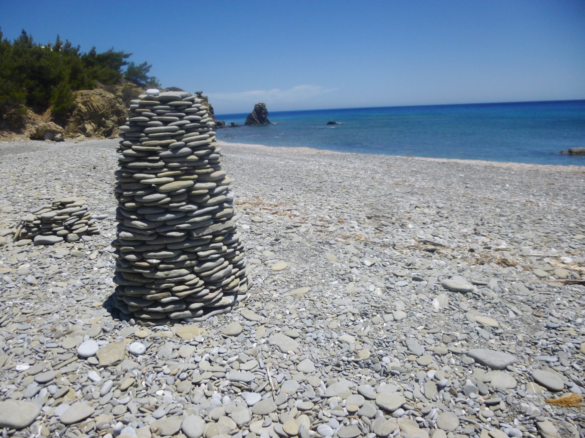 Plage de Vananda : Mer : Île de Karpathos : Dodécanèse : Îles grecques ...