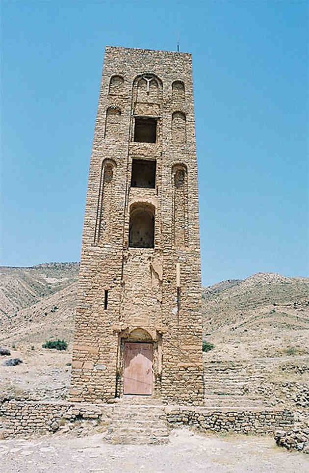 Minaret : Kalâa des Beni Hammad : Maâdid : Atlas tellien : Algérie ...