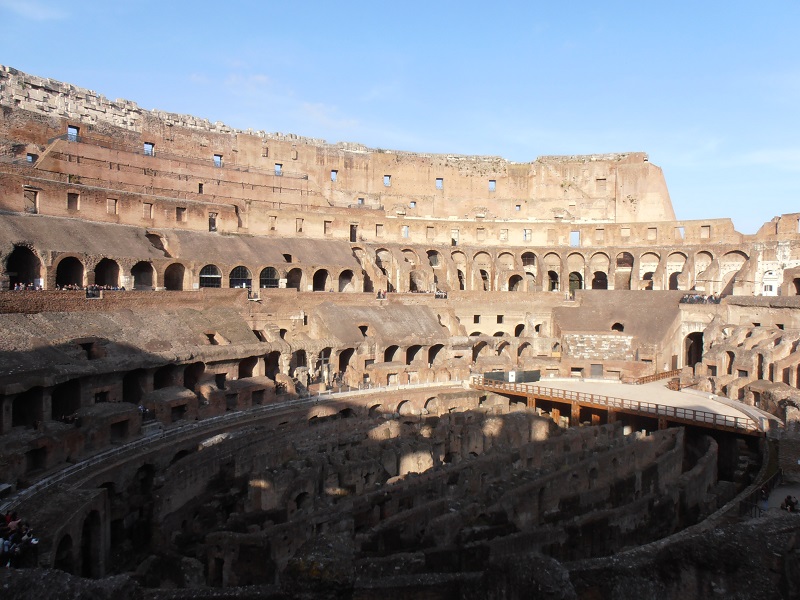 Intérieur du Colisée : Colisée (Colosseo) : Rome antique : Rome ...