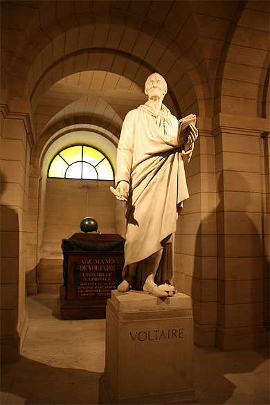 Voltaire : Statues : Panthéon : 5ème arrondissement : Paris : Routard.com