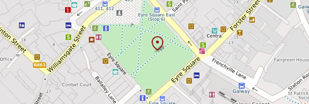 Voyage Eyre Square, Irlande | Partir en vacances Eyre Square | Routard.com